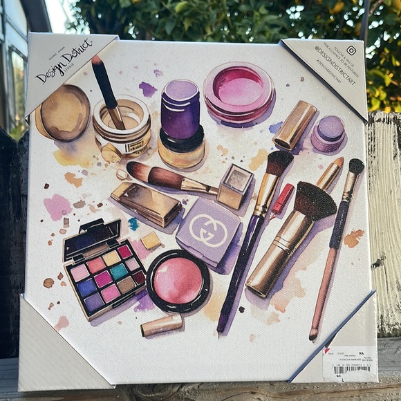 Wall Decor | Designer Inspired Make Up Canvas | Poshmark